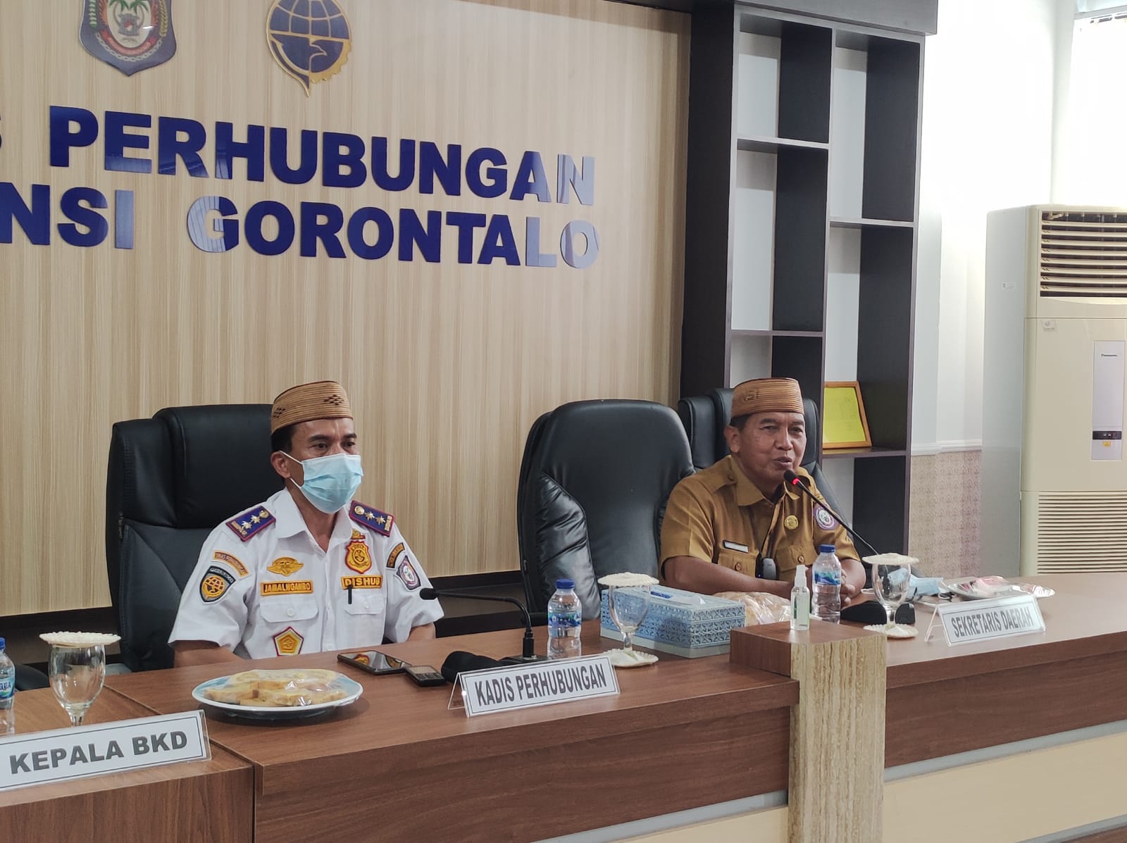 Pejabat Dishub Gorontalo Tandatangani Kontrak Kinerja Dan Pakta